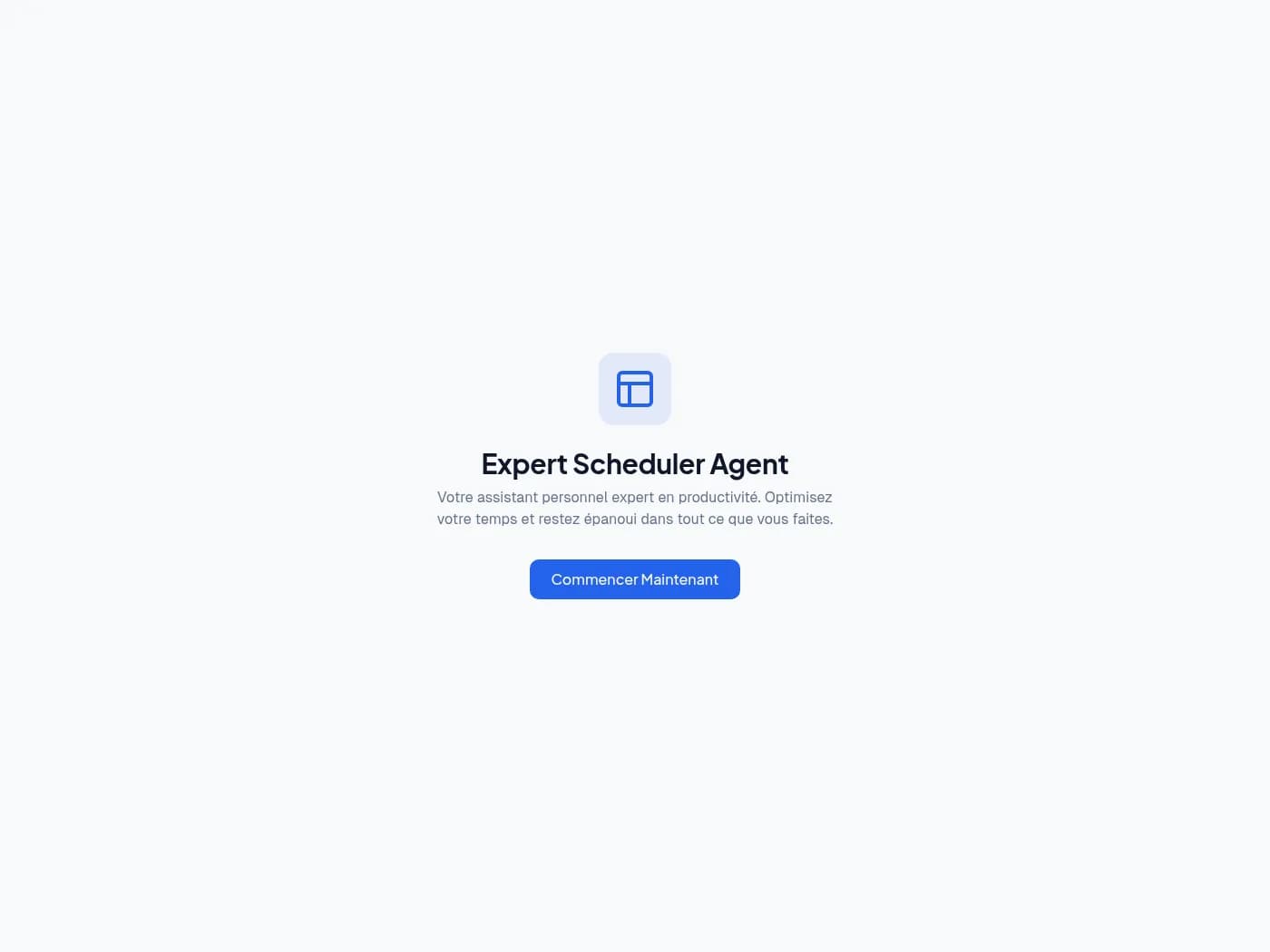 Expert Scheduler Agent