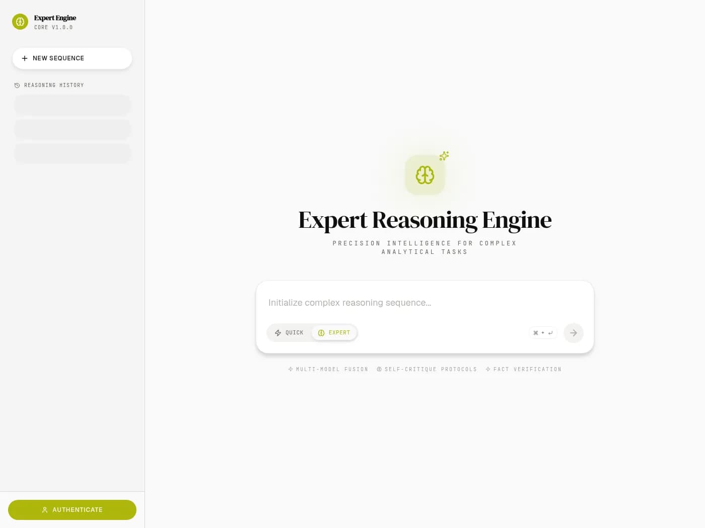 Expert AI Reasoning Engine