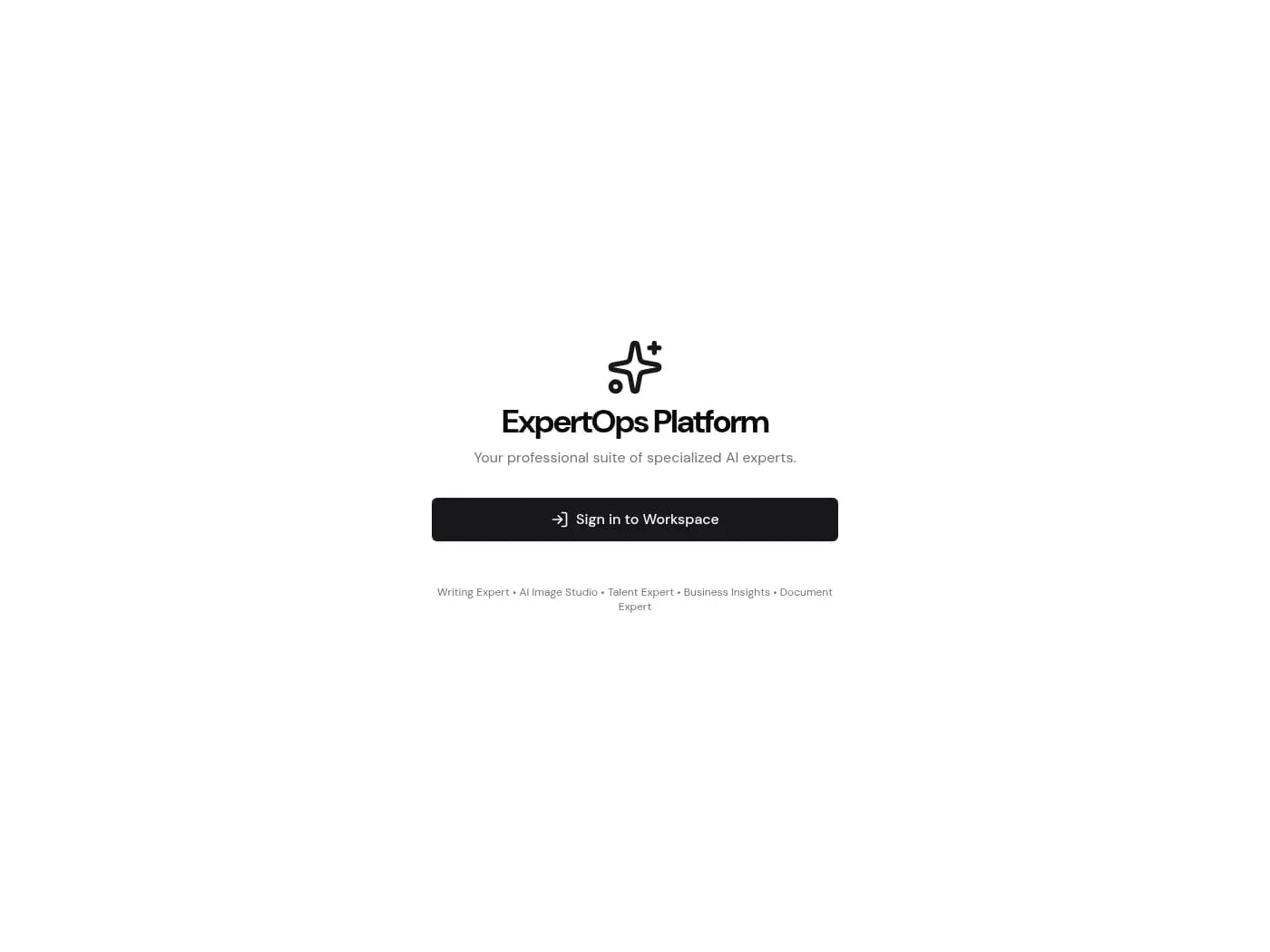 ExpertOps Platform