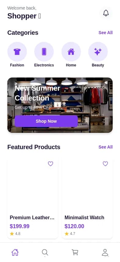 Expo Shop App