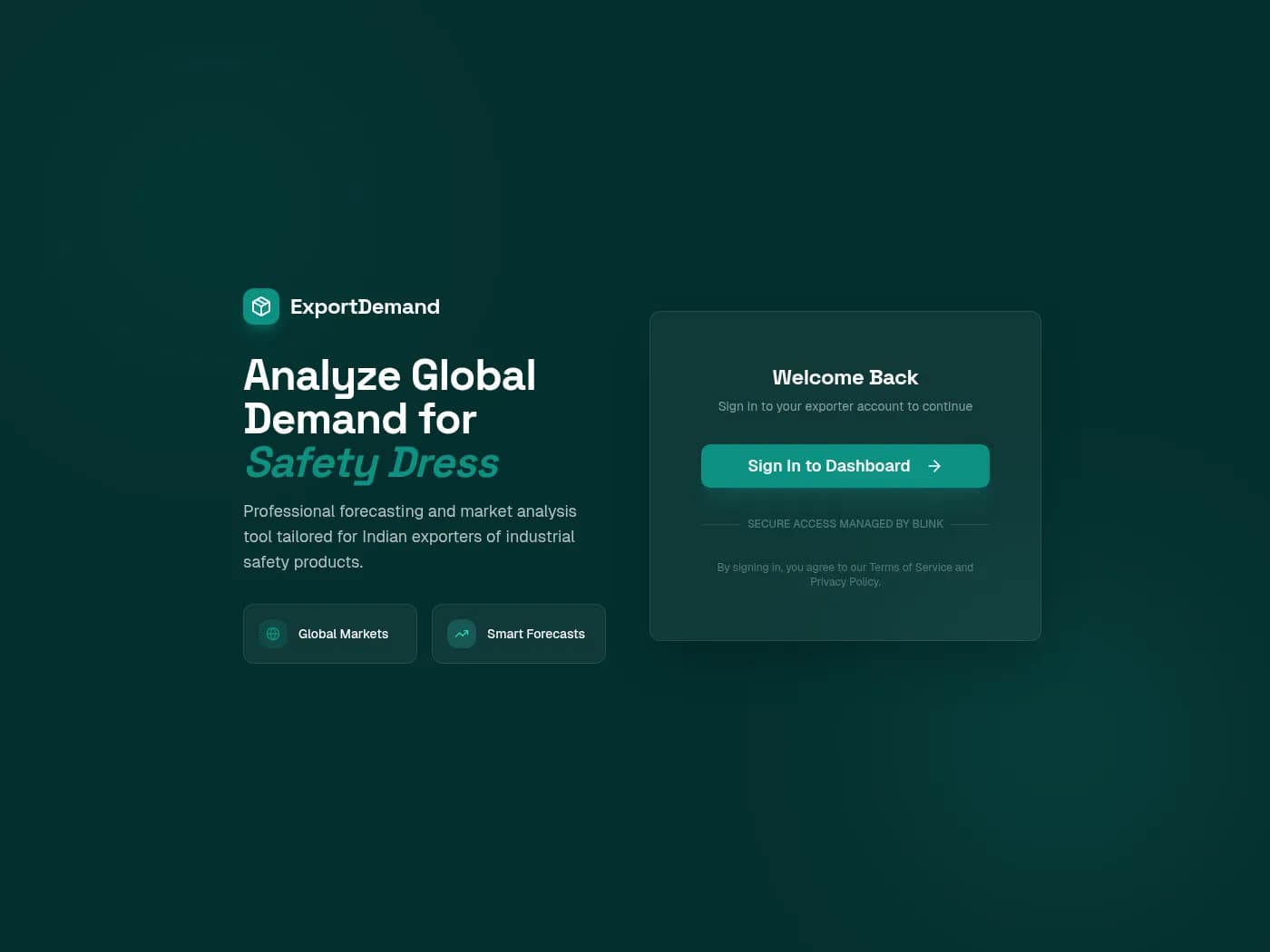 Export Demand Analyzer