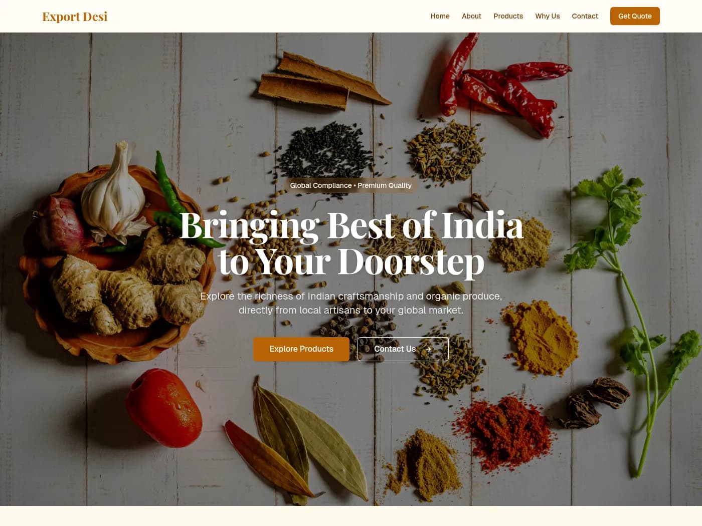 Export Desi Portal