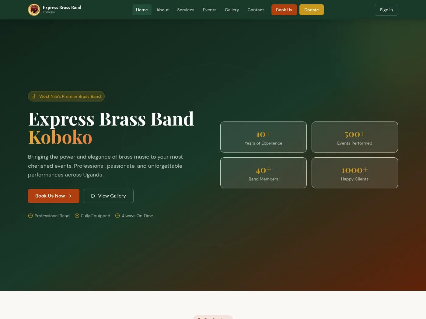 Express Brass Band Portal