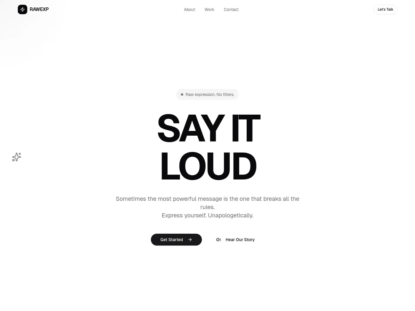 Expressive Alert Page