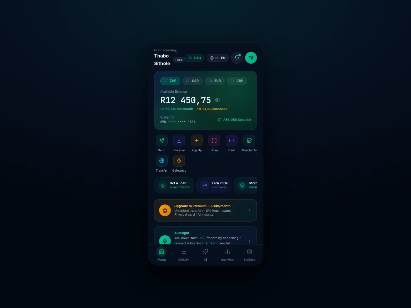 ExpressWallet AI Suite