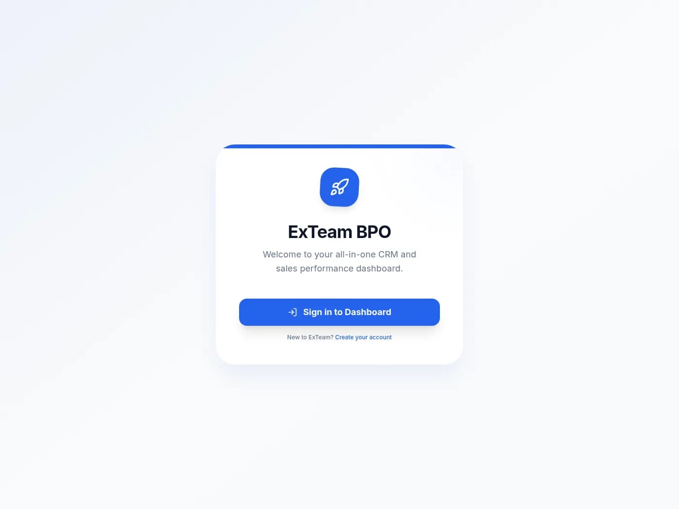 ExTeam BPO CRM