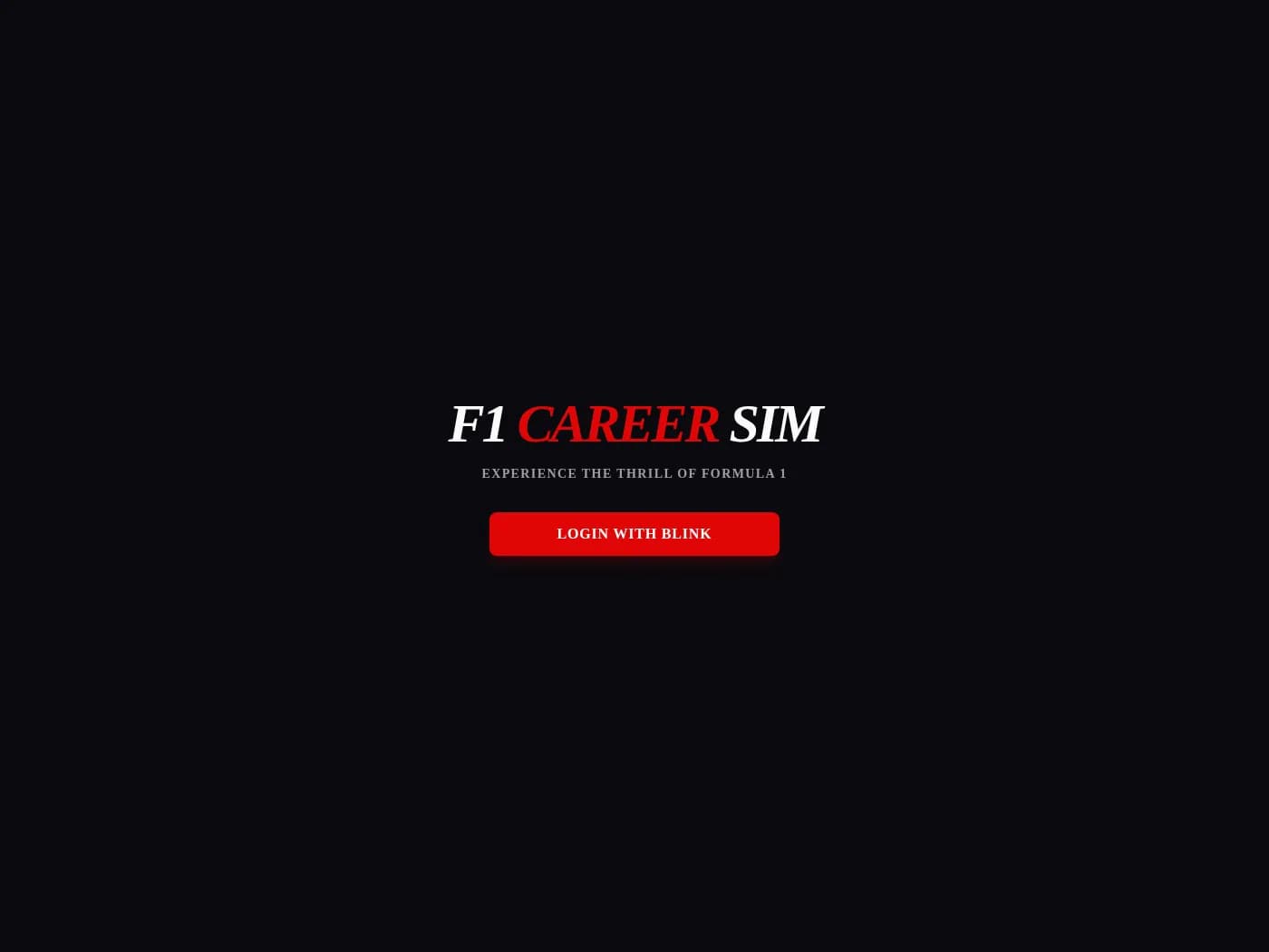 F1 Career Simulator