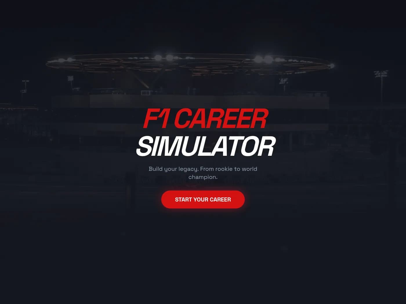 F1 Career Simulator