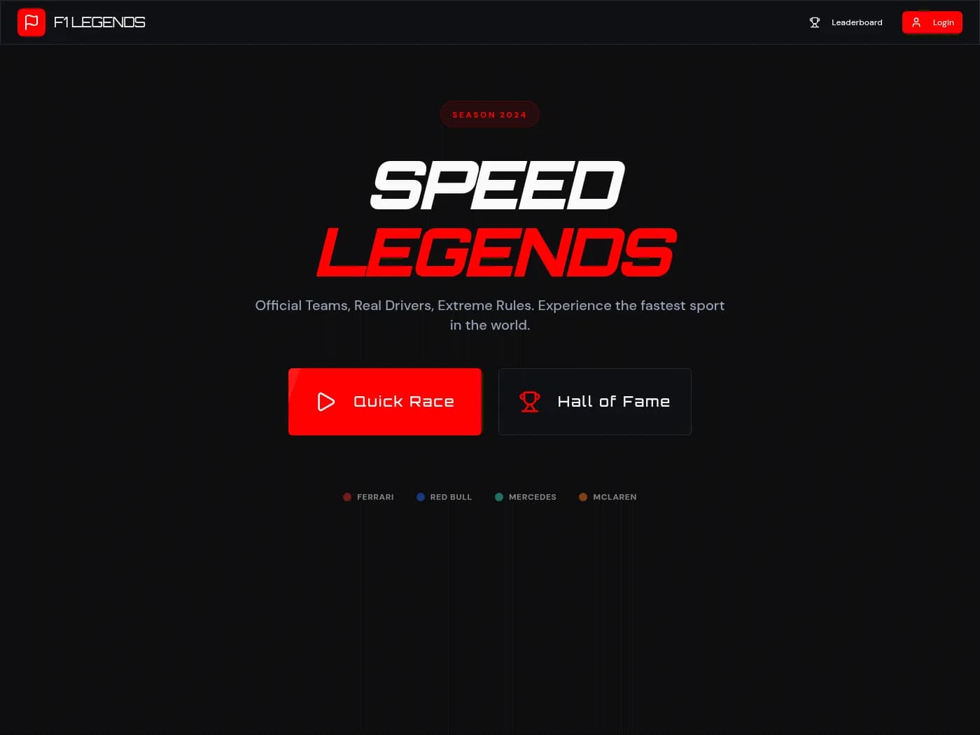 F1 Legends Game