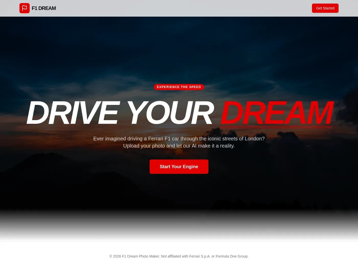 F1 Dream Photo Maker