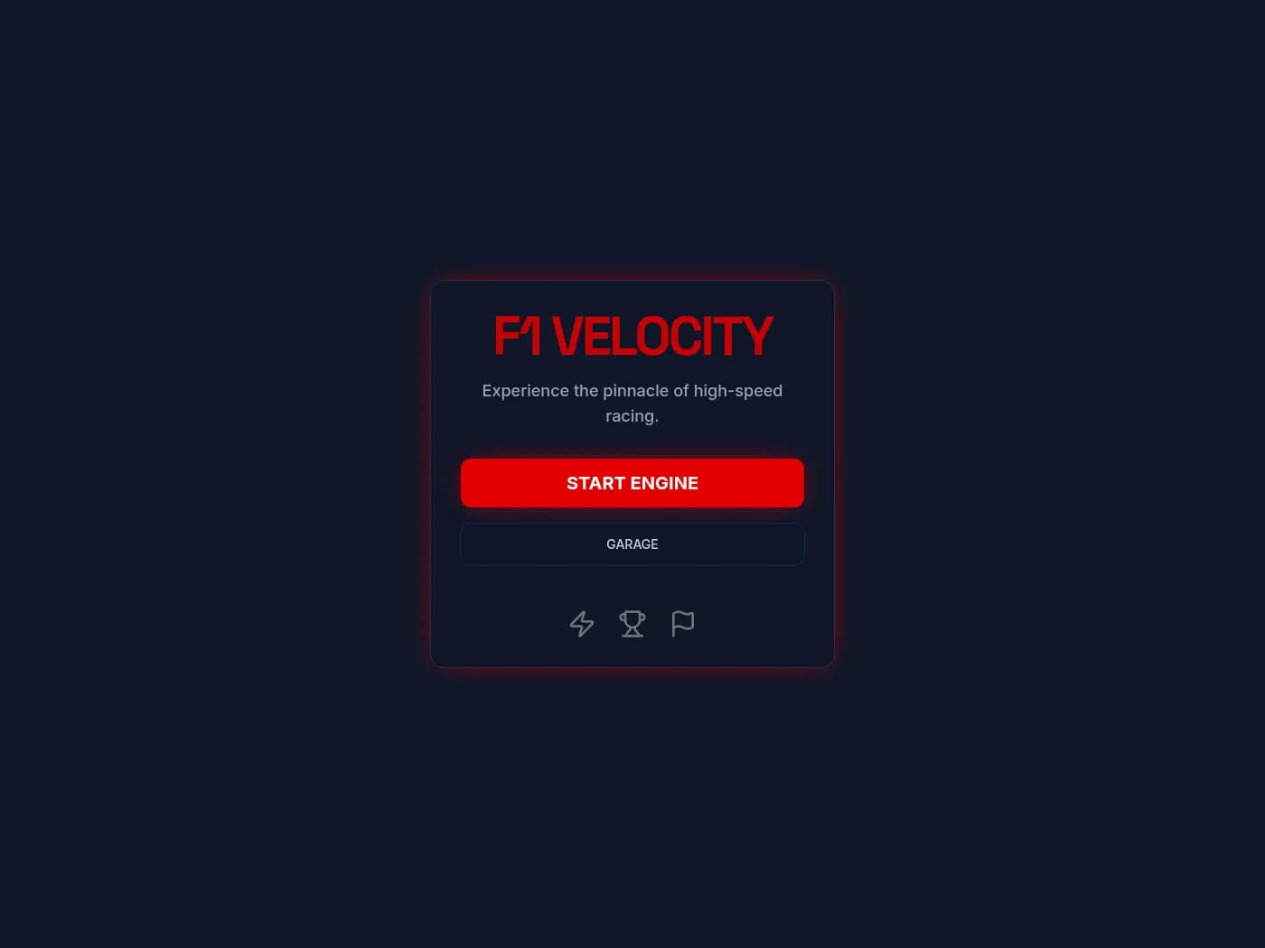 F1 Velocity Racer
