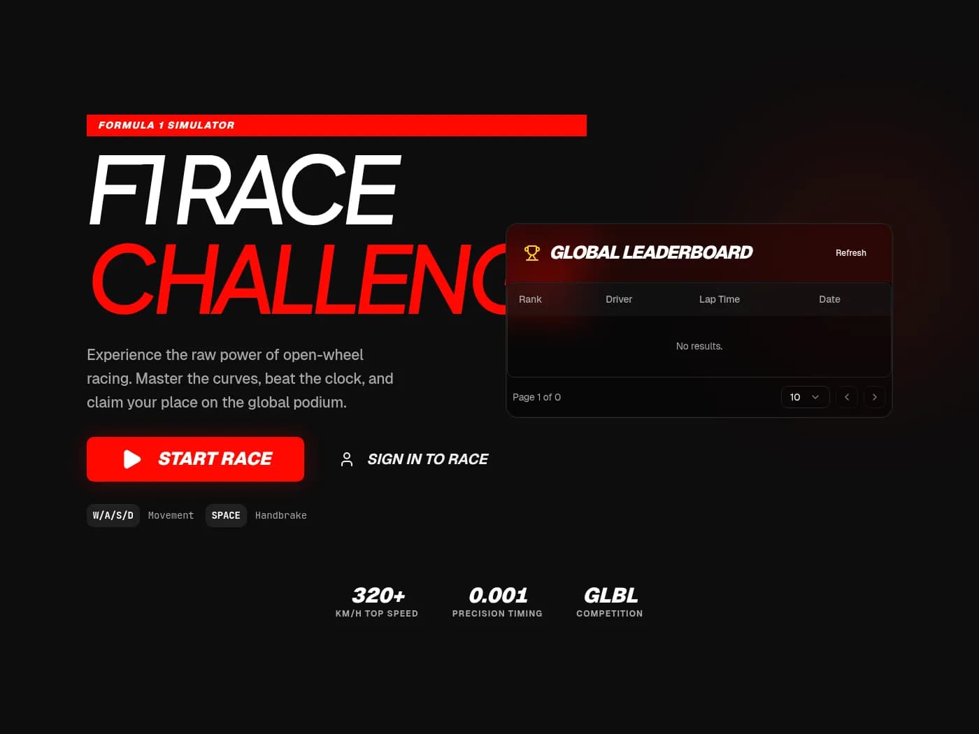 F1 Race Challenge