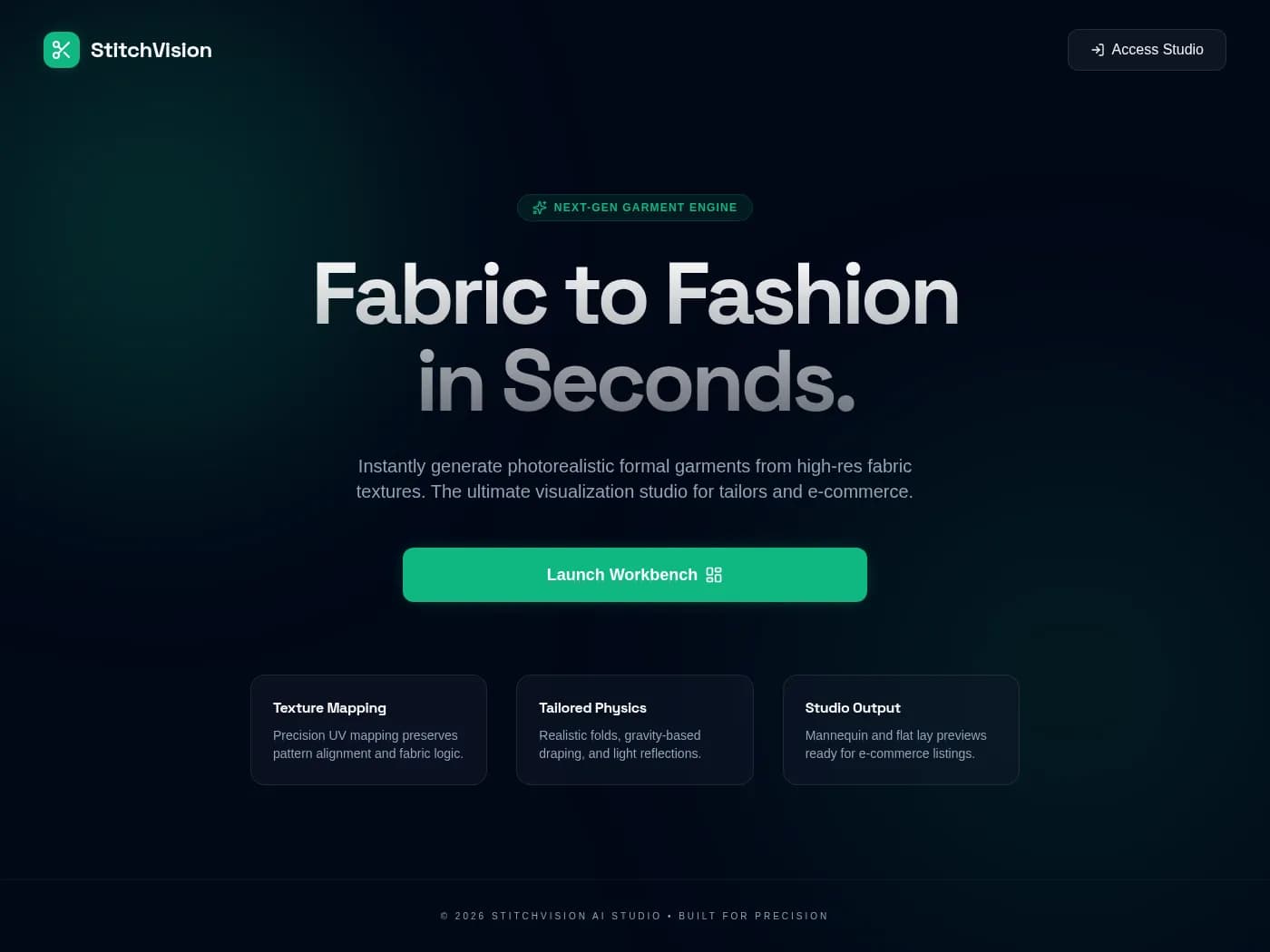 StitchVision AI Studio