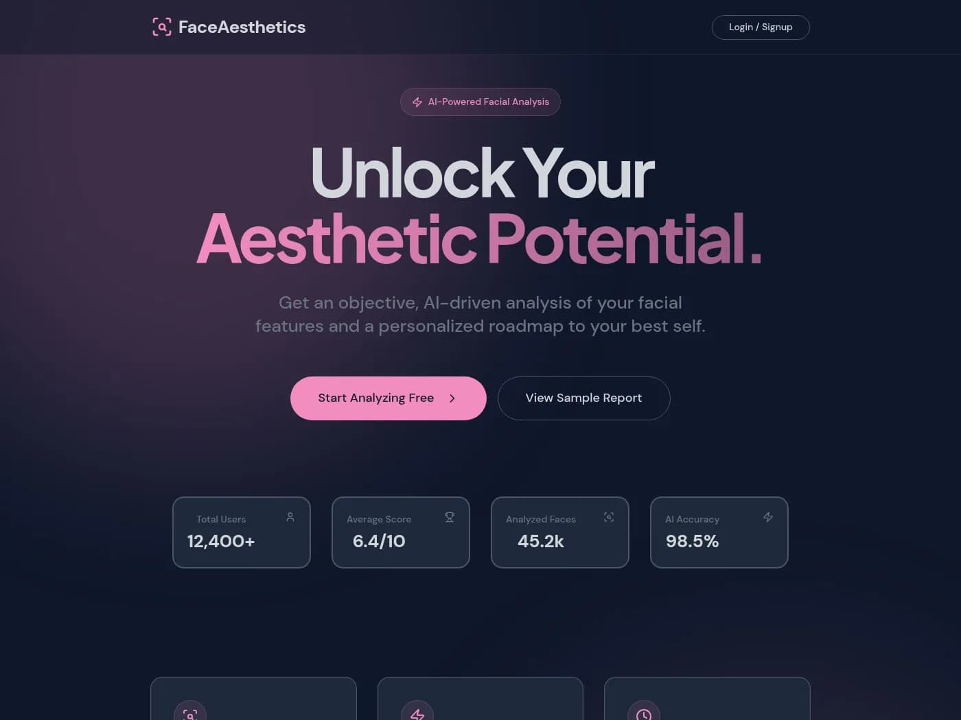 FaceAesthetics AI Analyzer