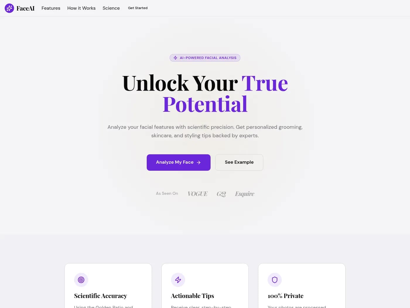 Face Attraction Analyzer
