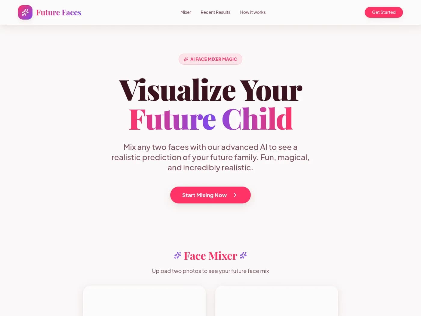 Future Faces App