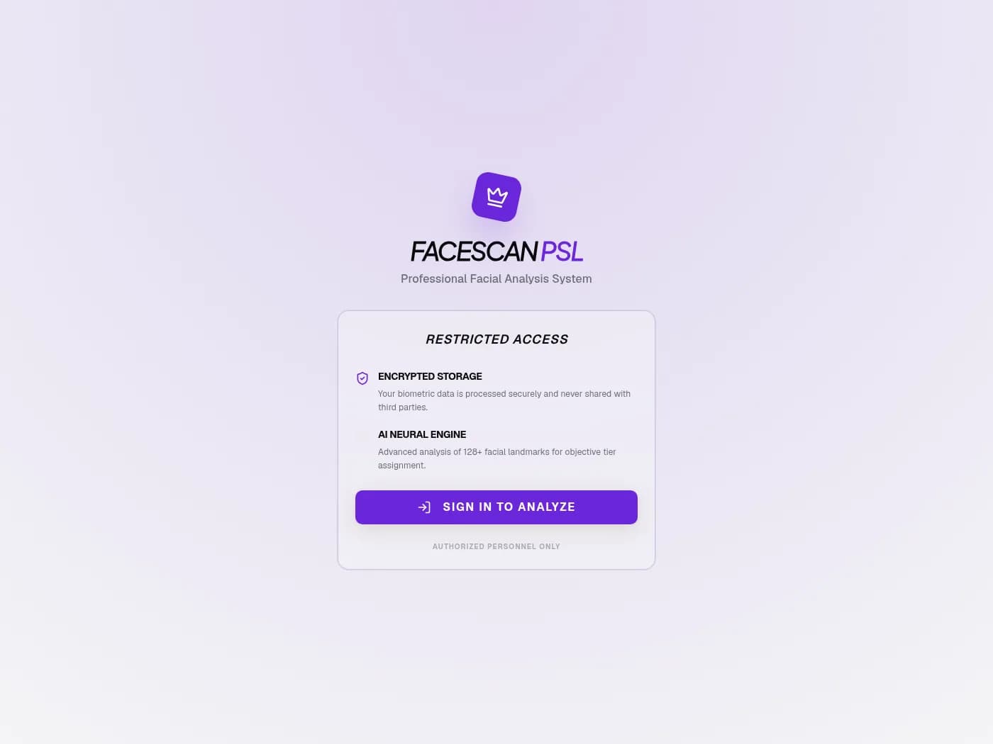 FaceScan PSL Analyzer