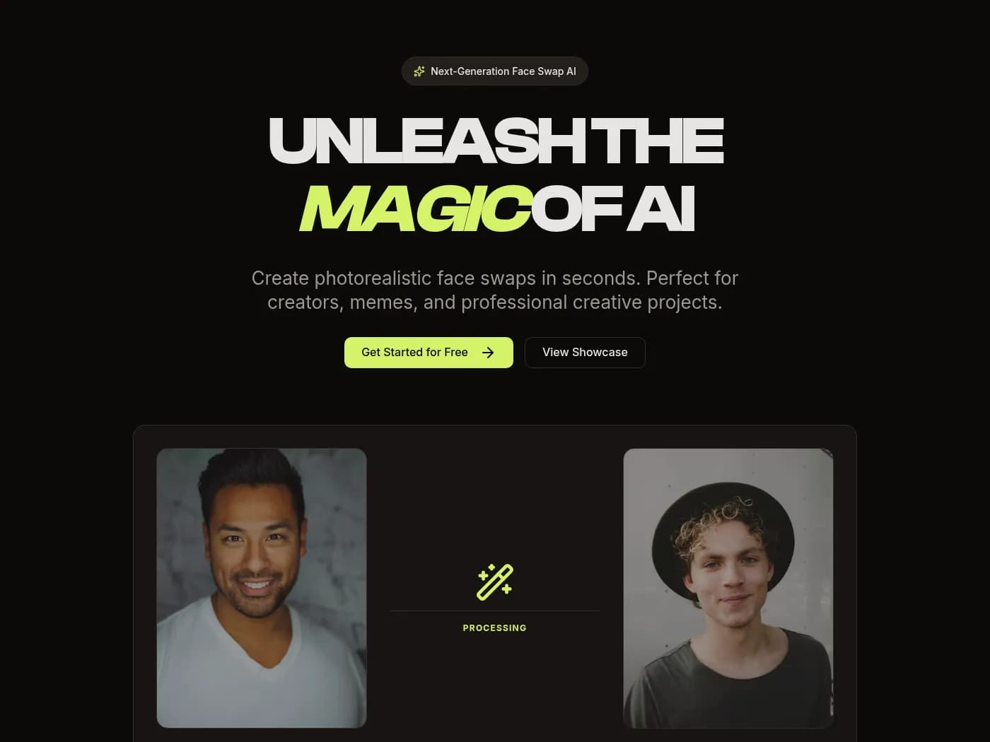 FaceSwap AI Magic