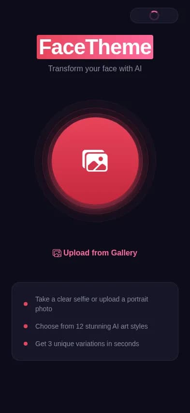 Face Theme Generator