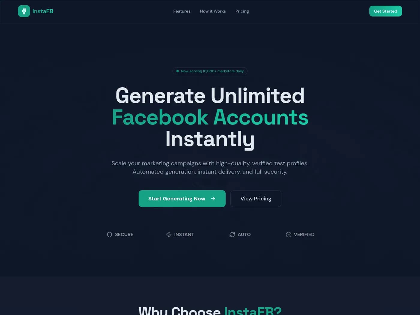 InstaFB Account Generator