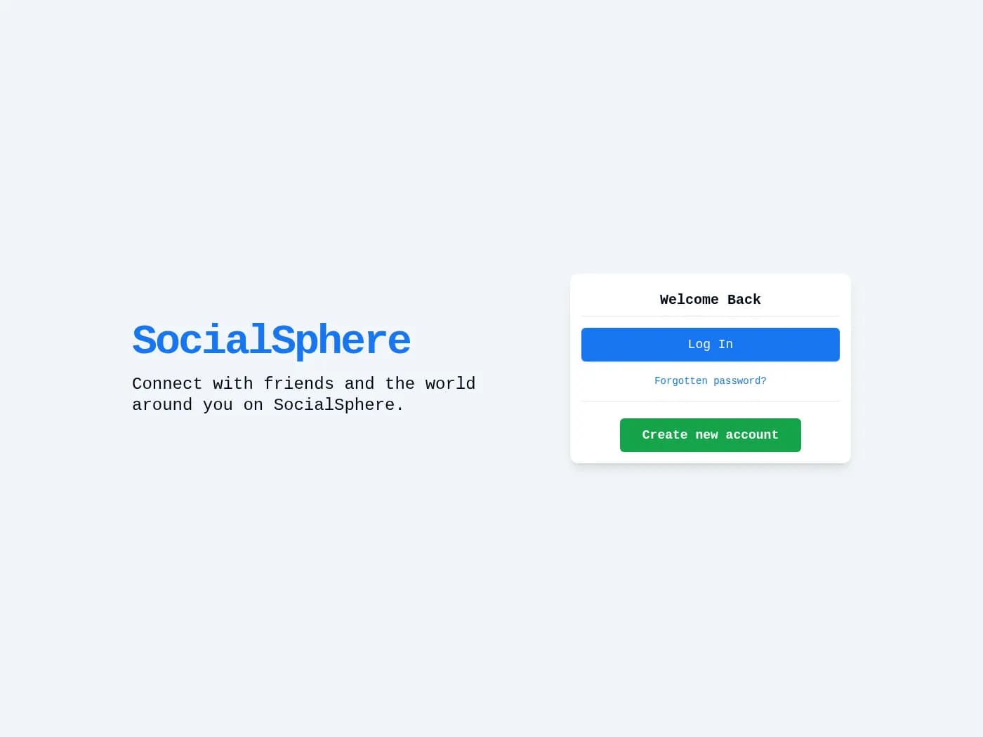 SocialSphere