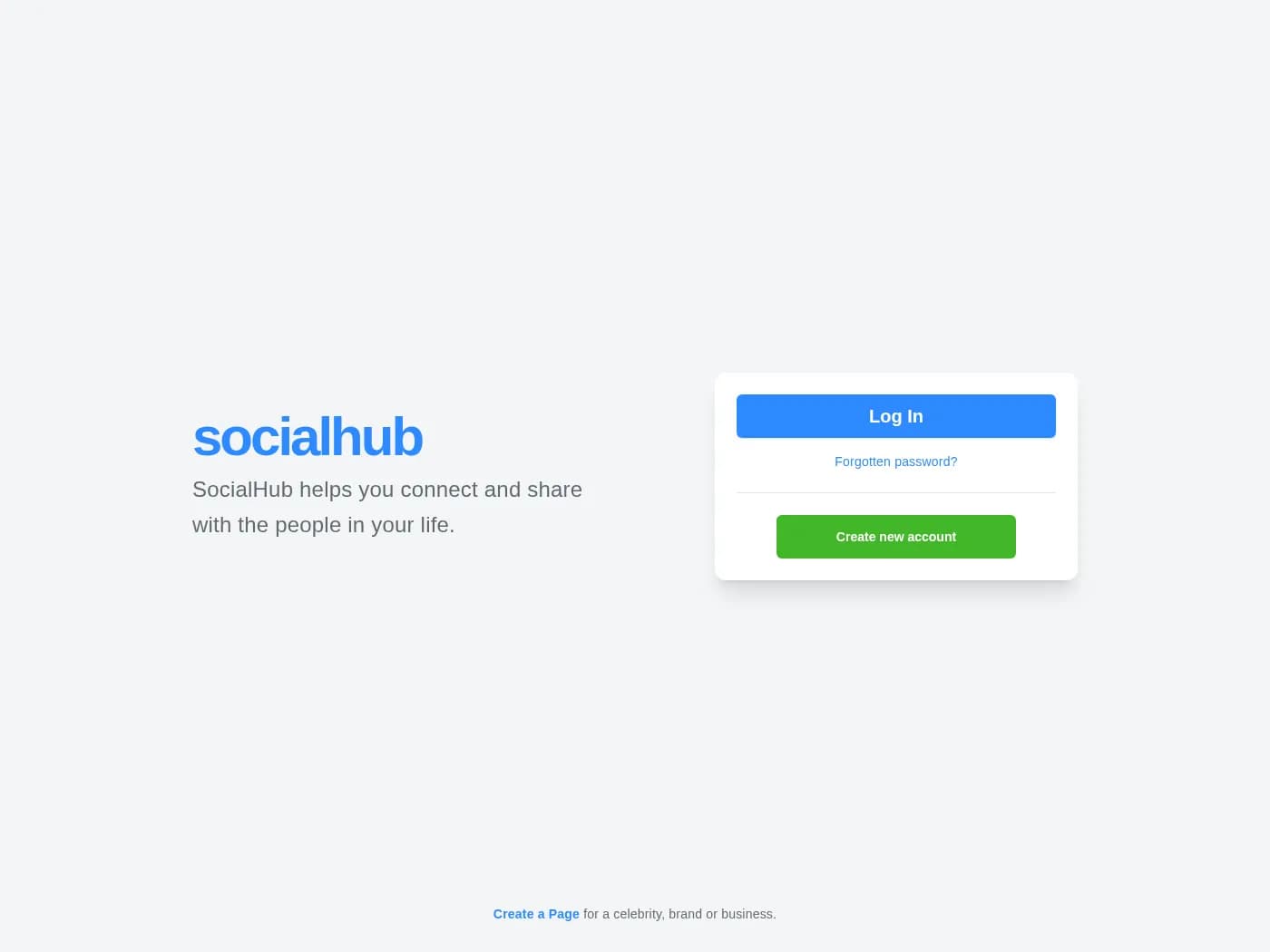 SocialHub Network