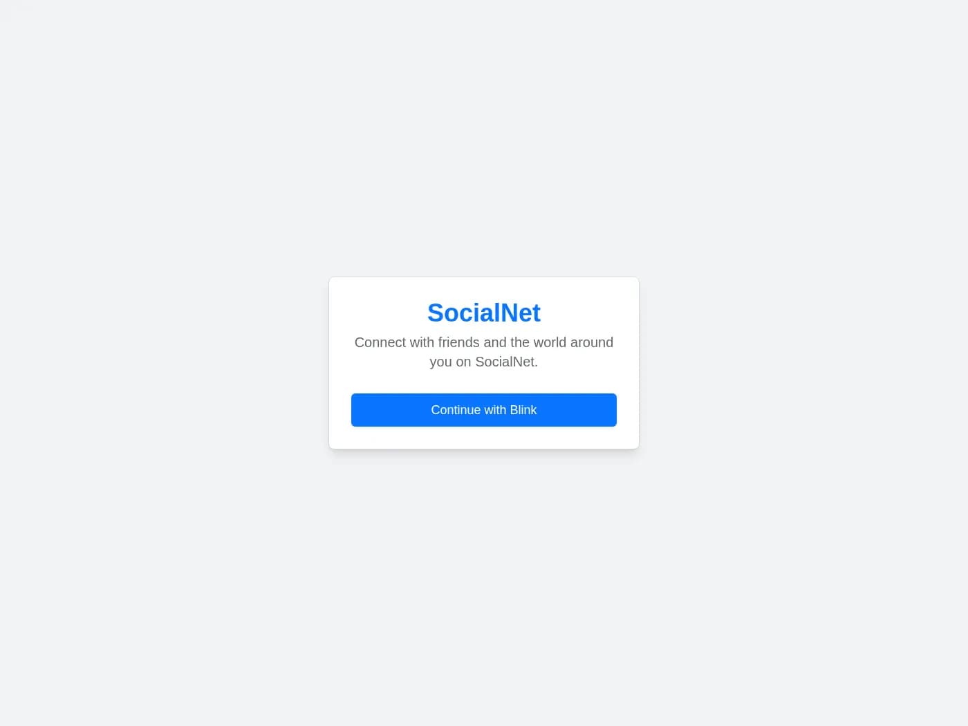 SocialNet Clone