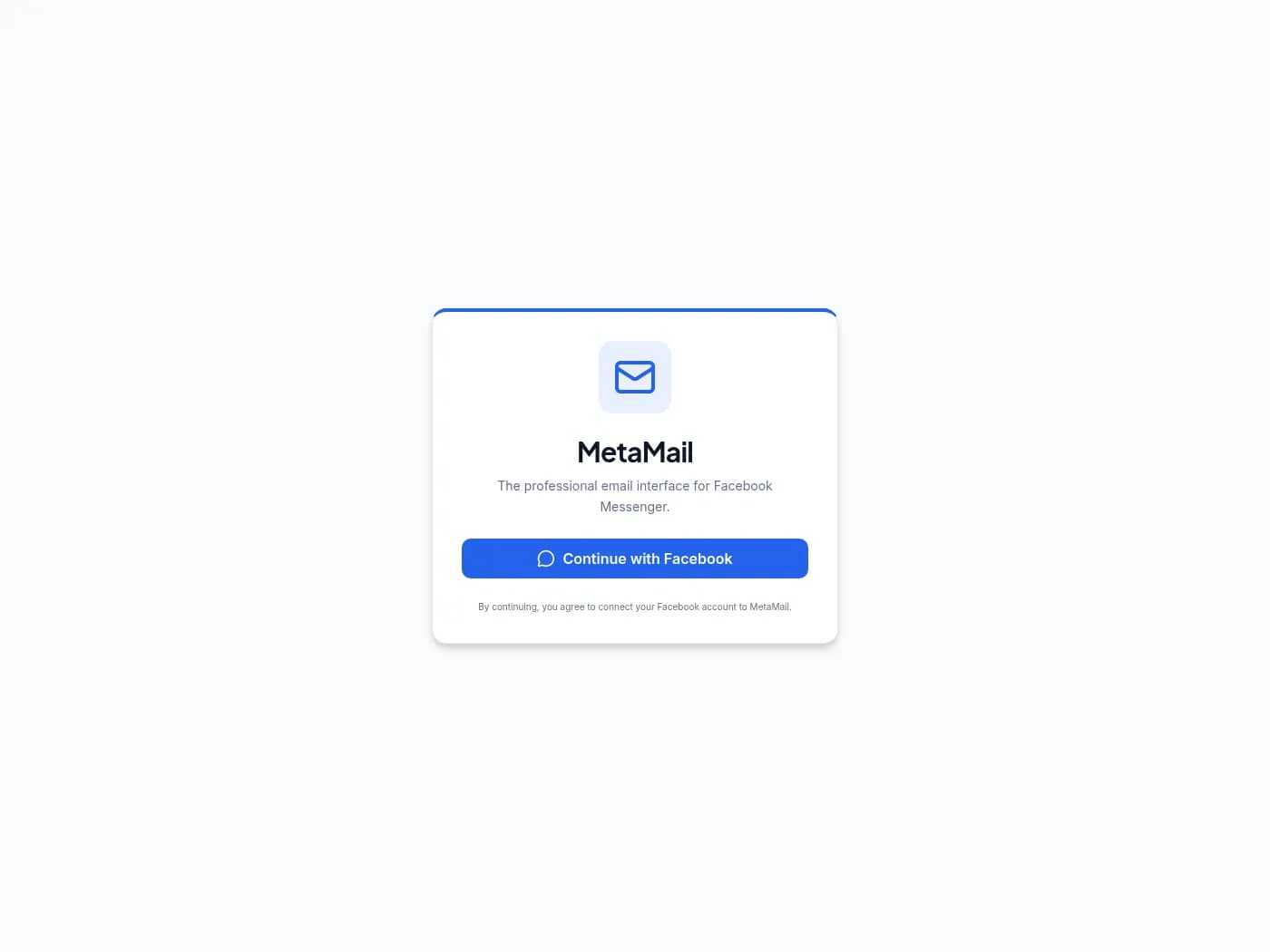Facebook Email Provider