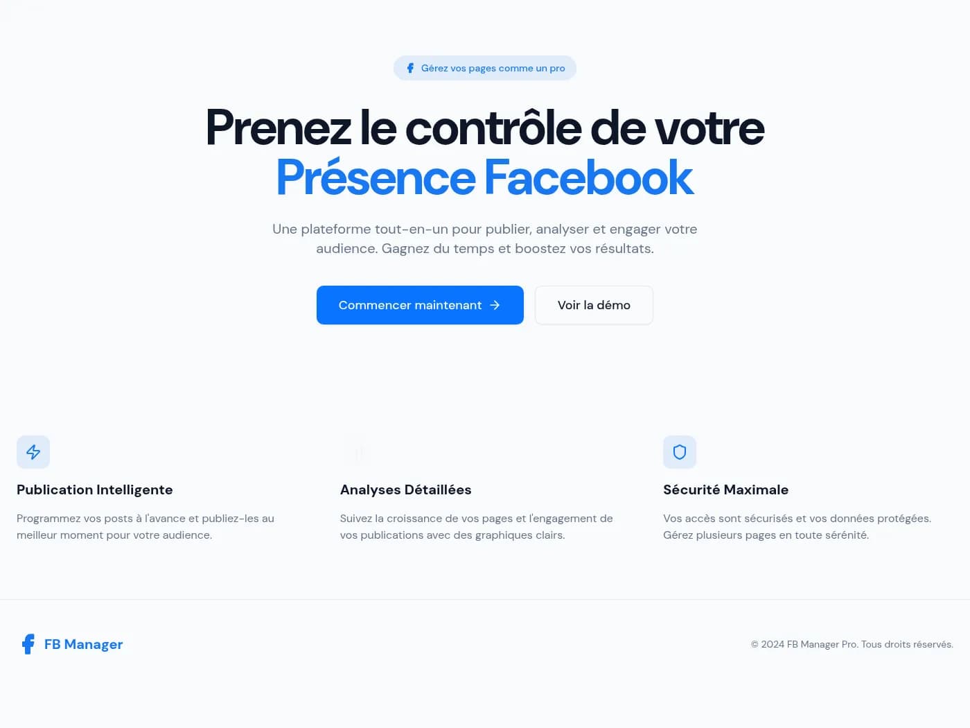 Facebook Page Manager