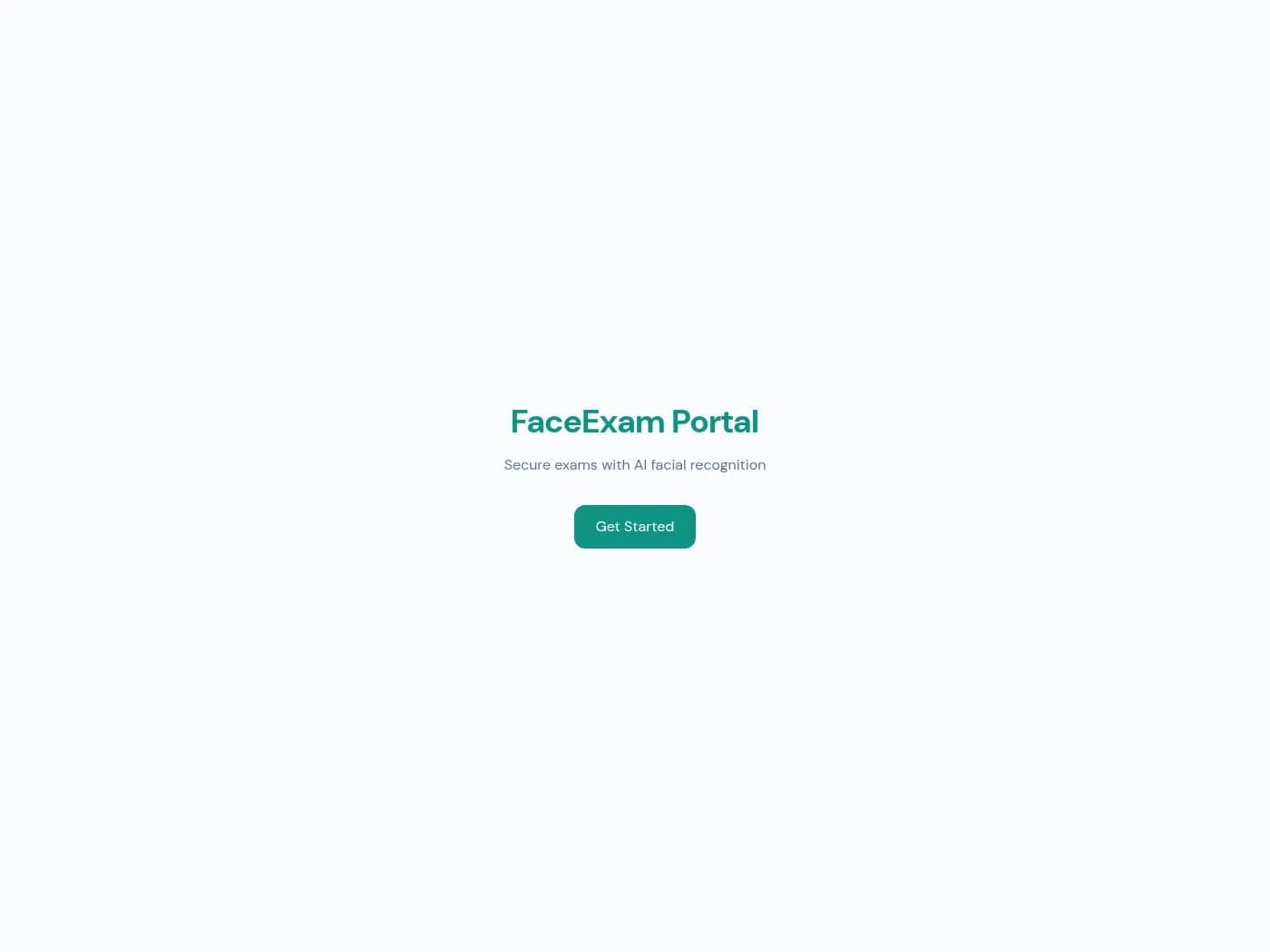 FaceExam Portal