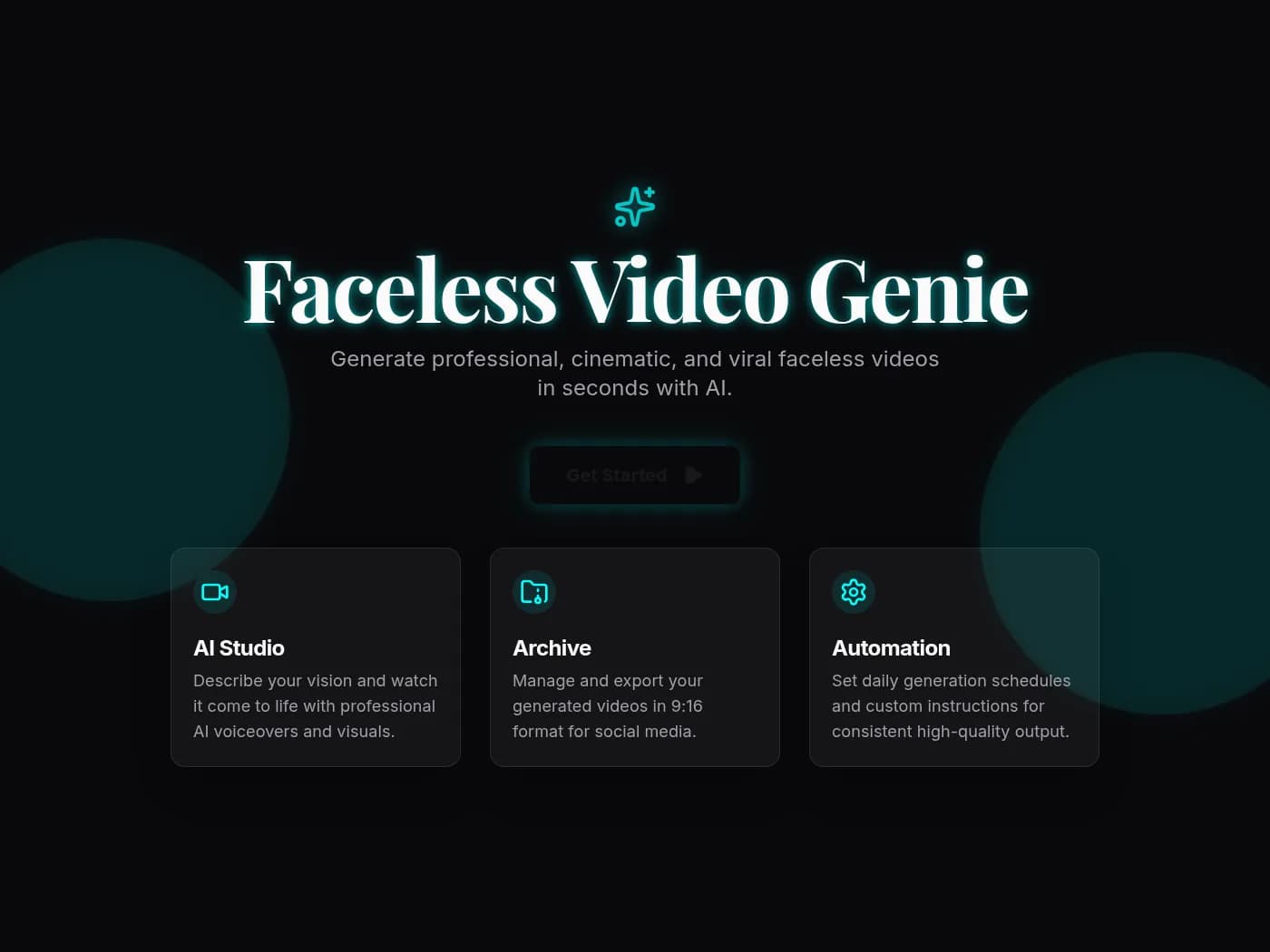 Faceless Video Genie