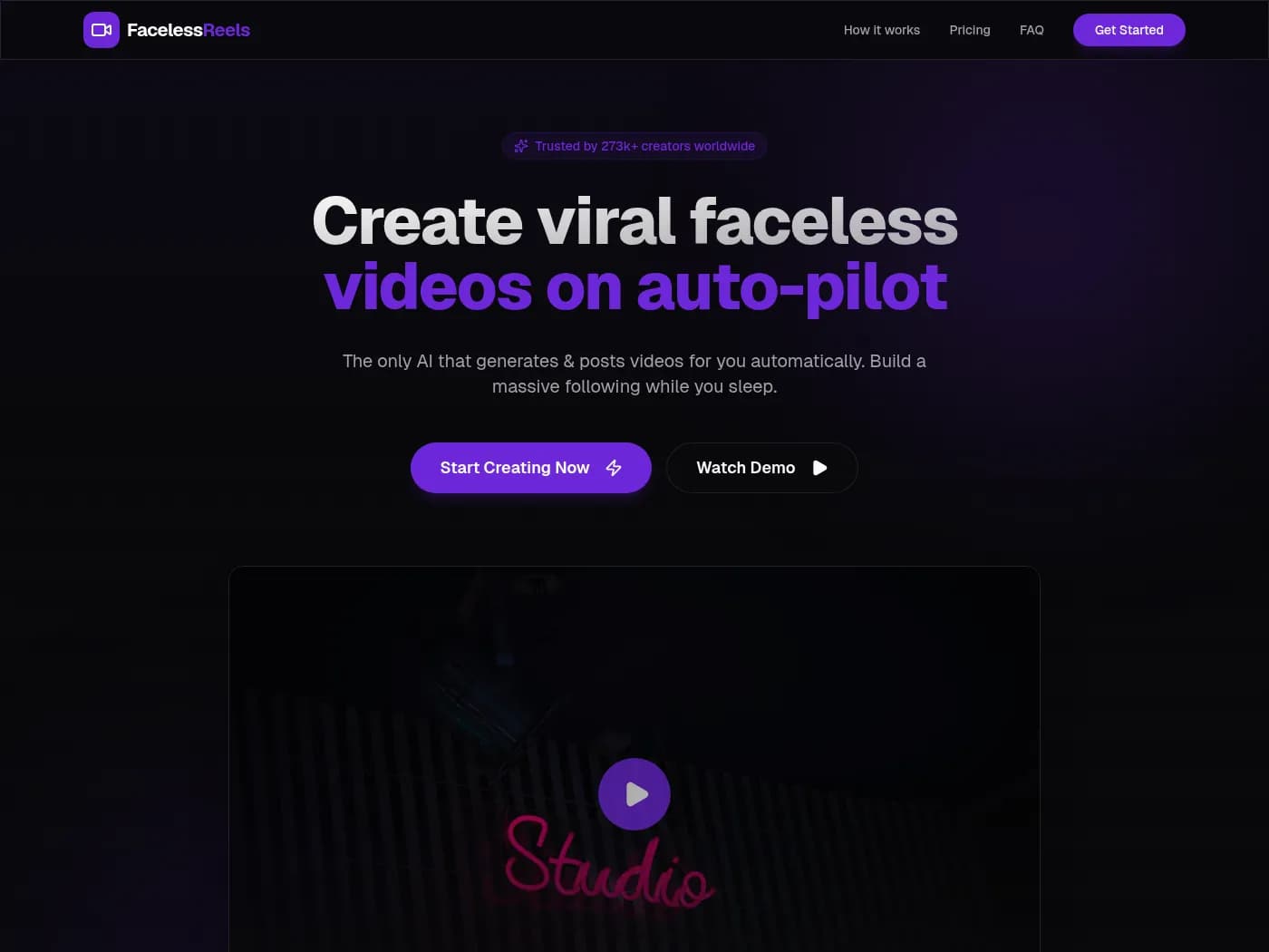 Faceless Reels Clone