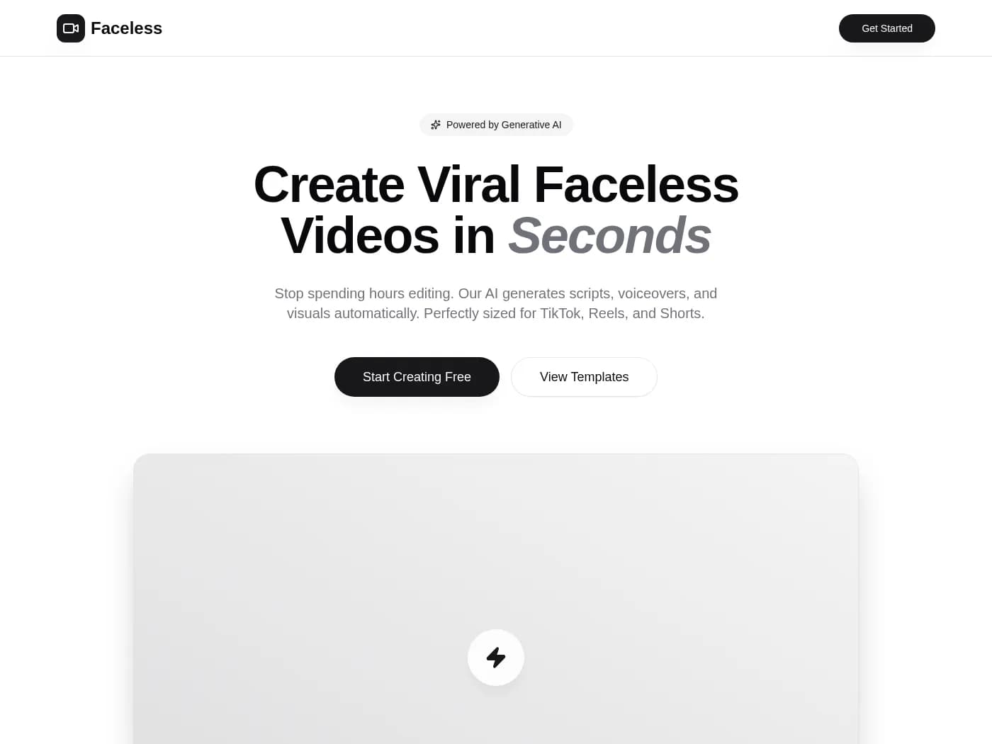 Faceless Video Maker
