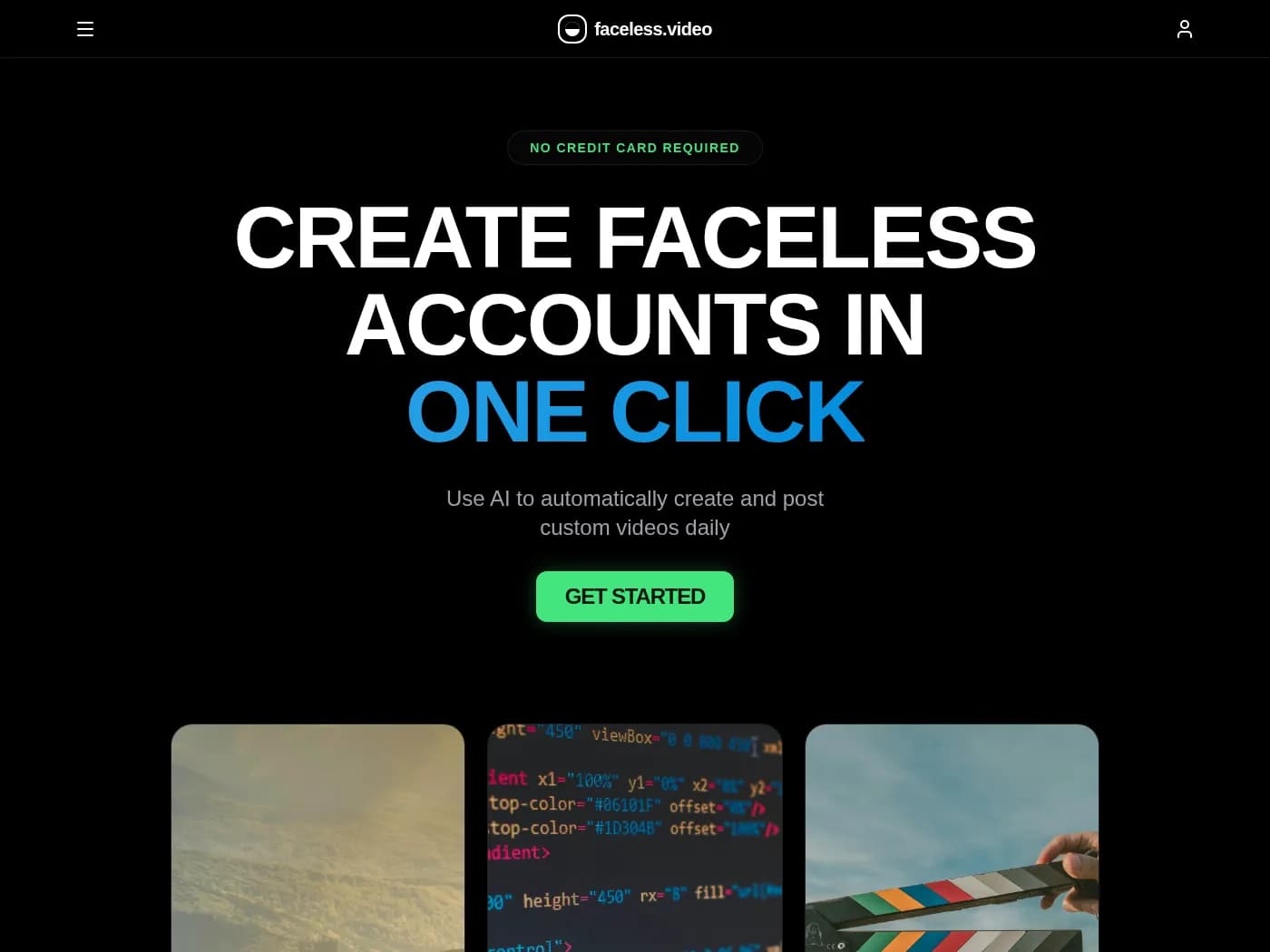 Faceless Video Clone