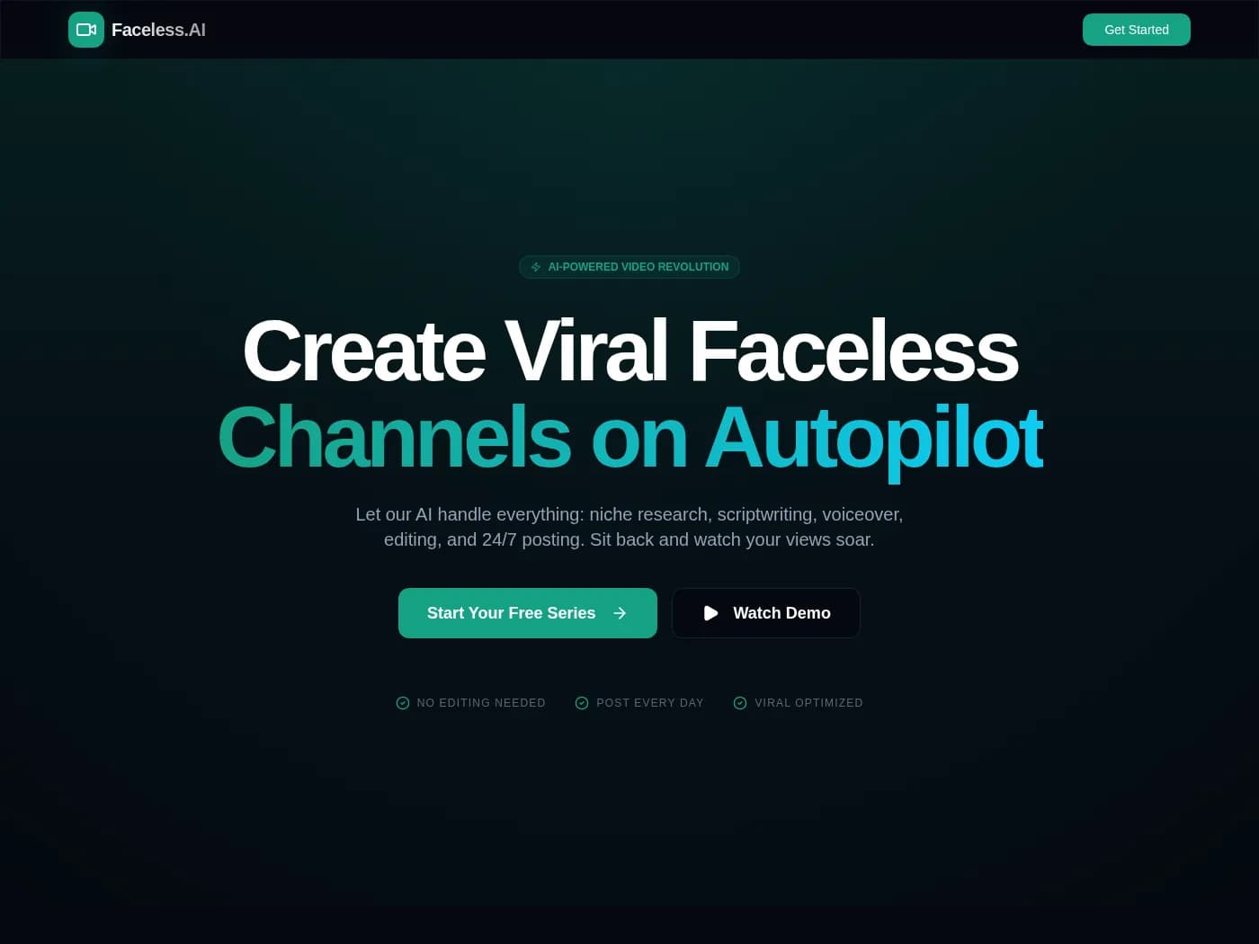 Faceless Video Clone