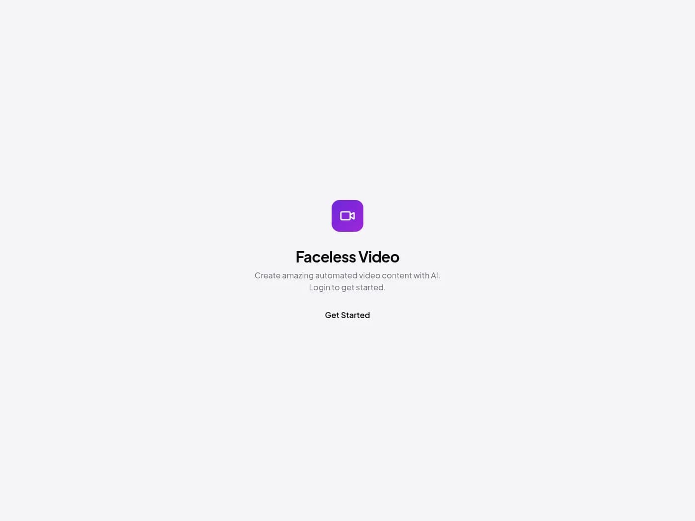 Faceless Video Clone