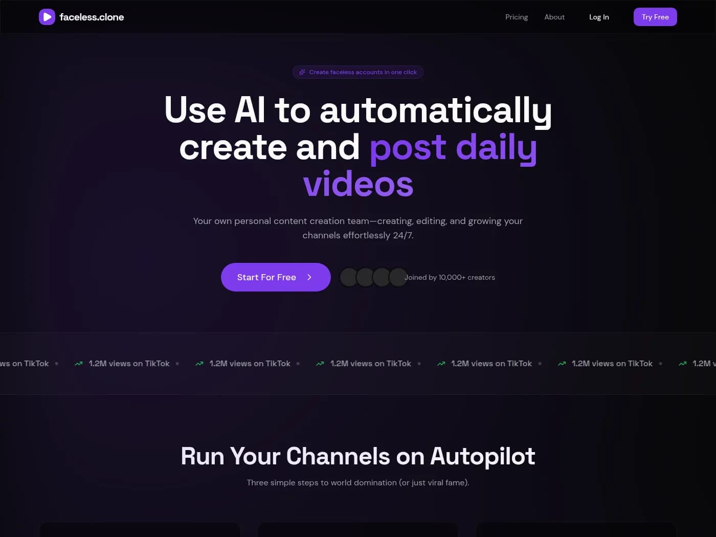 Faceless Video Clone