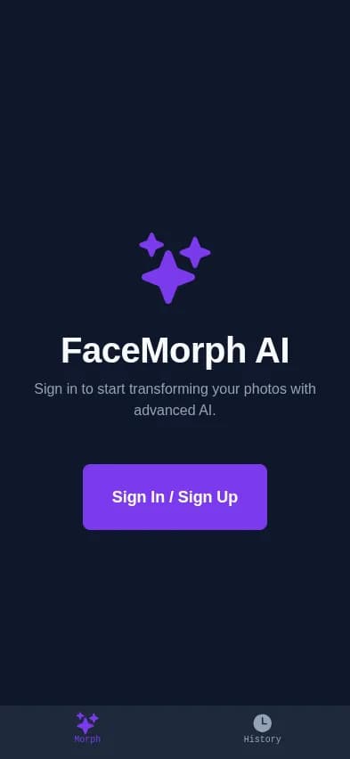 FaceMorph AI Editor