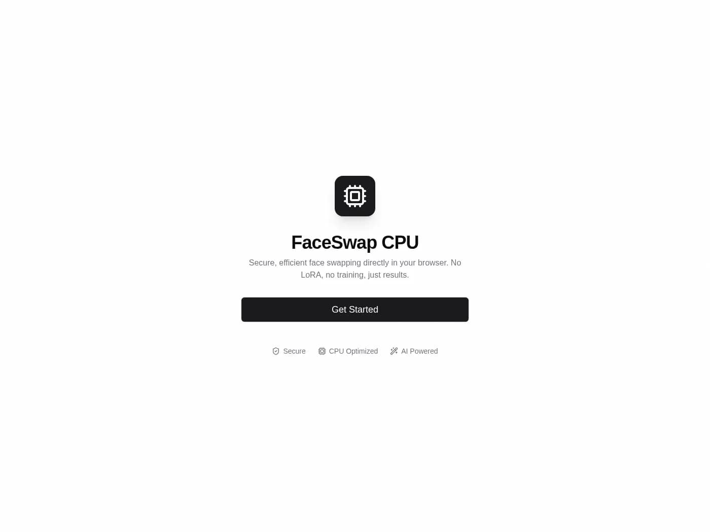 FaceSwap CPU Clone