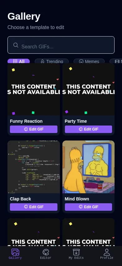 FaceSwap GIF App