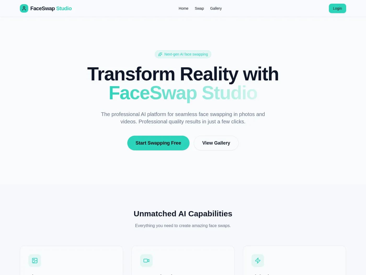 FaceSwap Studio