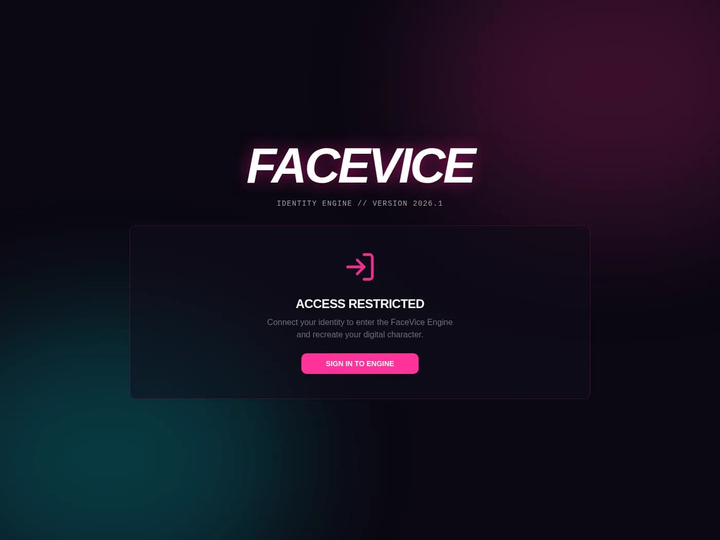 FaceVice AI Dashboard