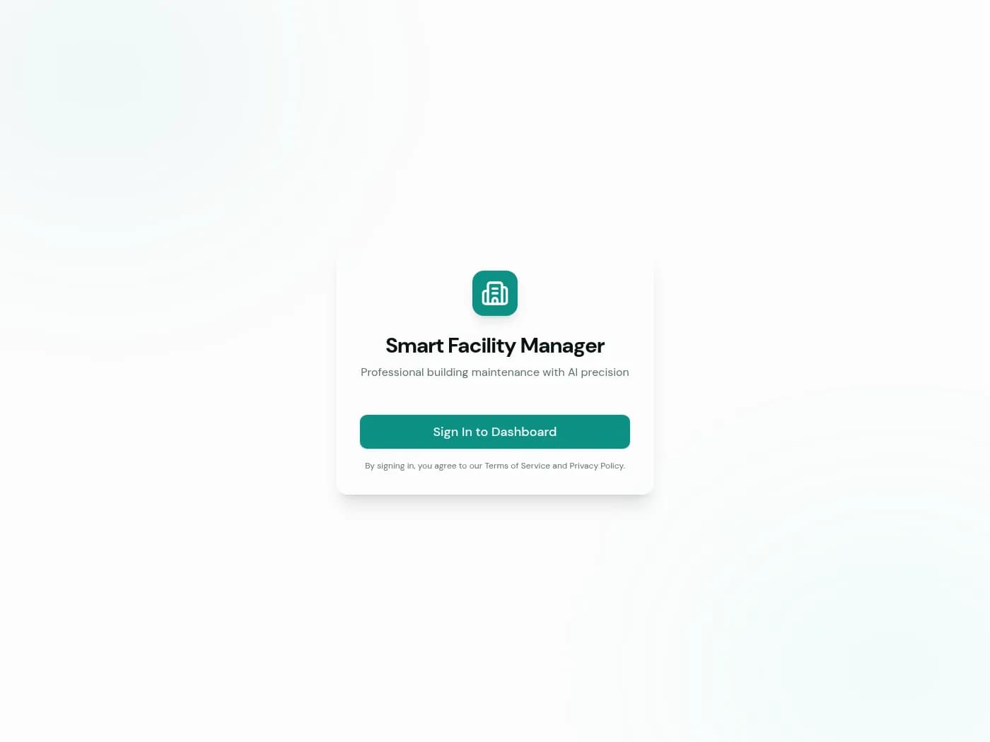 Smart Facility Manager