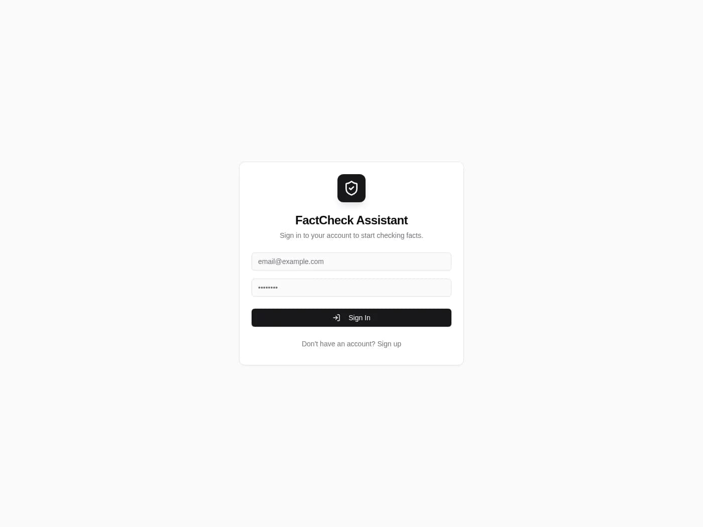 FactCheck JSON Assistant