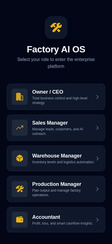 Factory AI OS