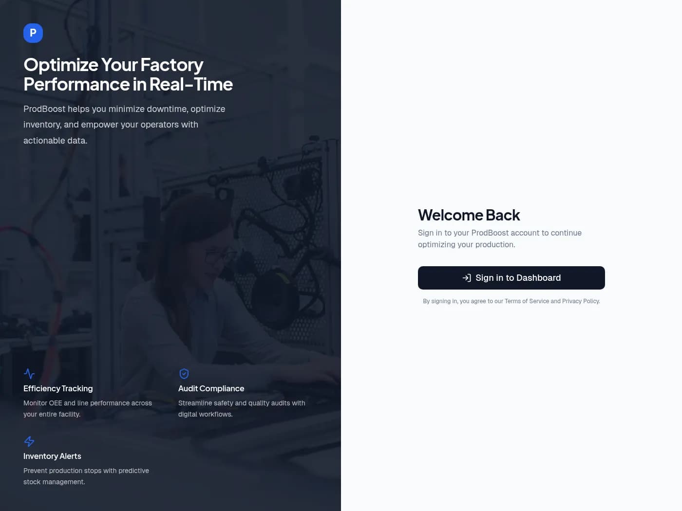 ProdBoost Factory Optimizer