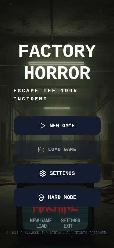 Factory Horror Escape
