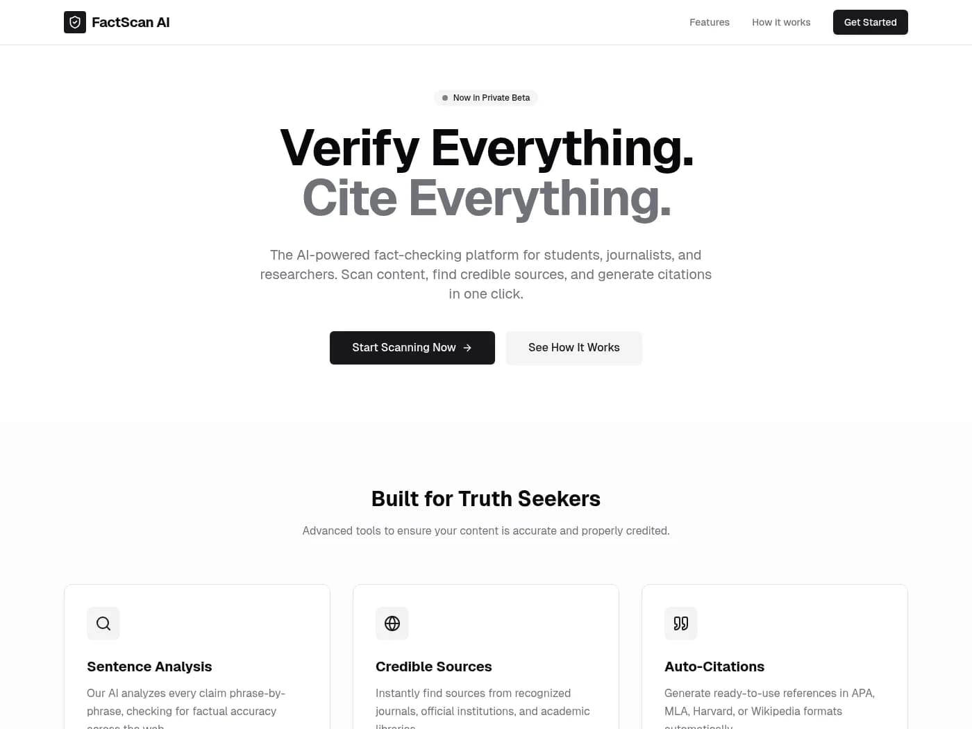 FactScan AI