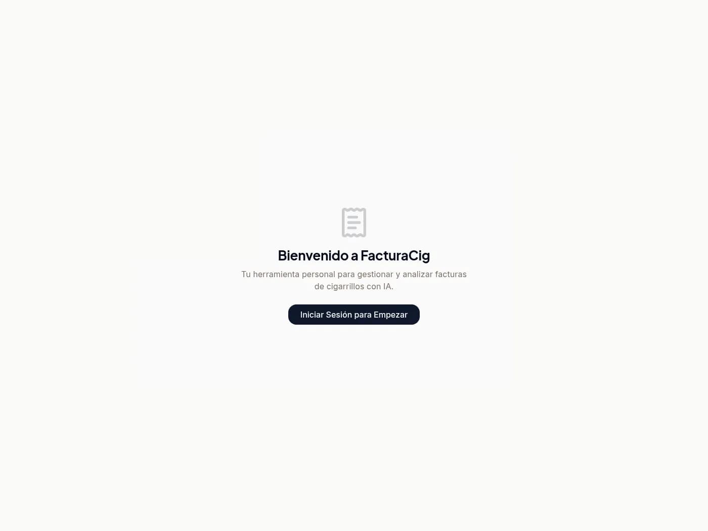 FacturaCig Dashboard