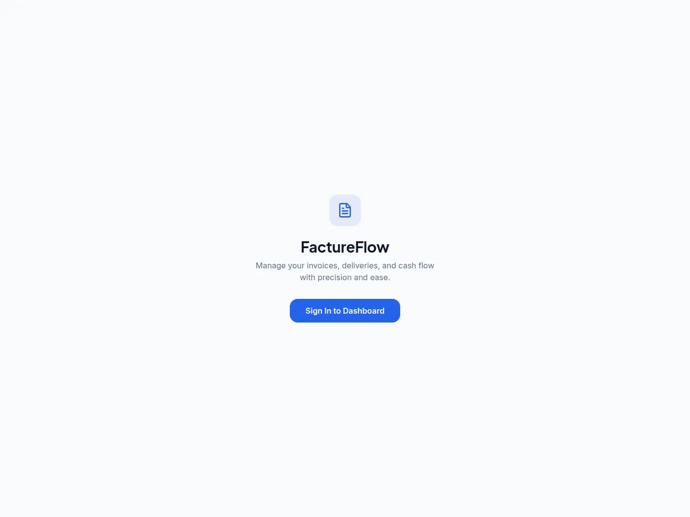 FactureFlow Dashboard